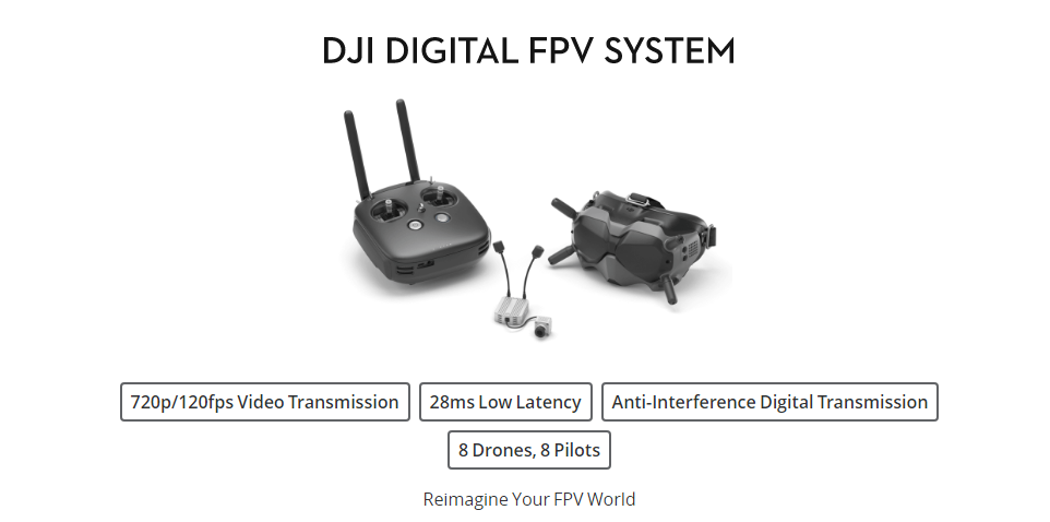 DJI STORE TURKİYE - DJI DIGITAL FPV SYSTEM EXPERIENCE COMBO | DJI Store